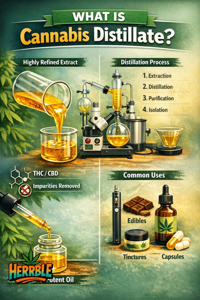 What Is Cannabis Distillate? How It’s Made & Why It’s Used